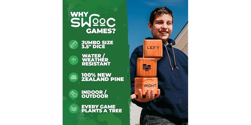 SWOOC Games Giant Left Right Center Game