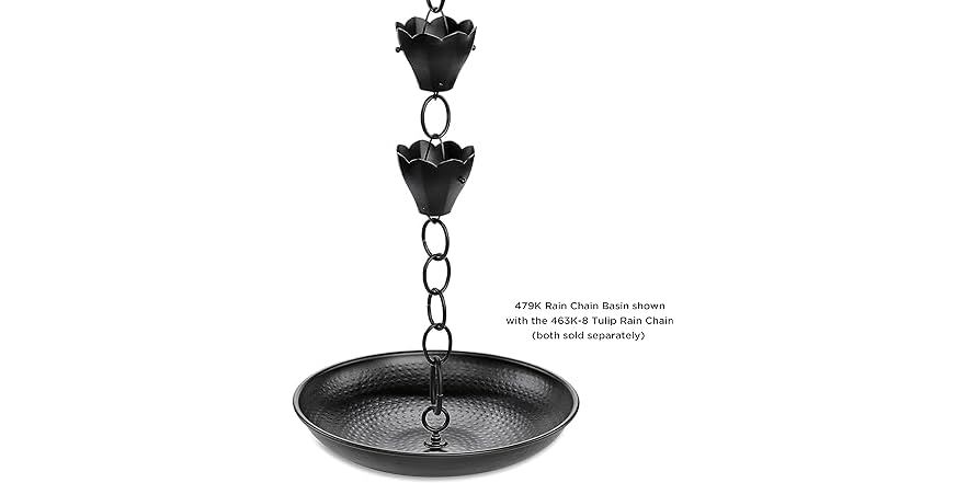 Good Directions Modern Farmhouse Large Rain Chain Basin
