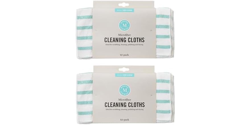 Martha Stewart Microfiber Cleaning Cloths