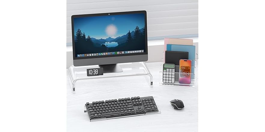 Computer Keyboard Stand Riser 2 Pack