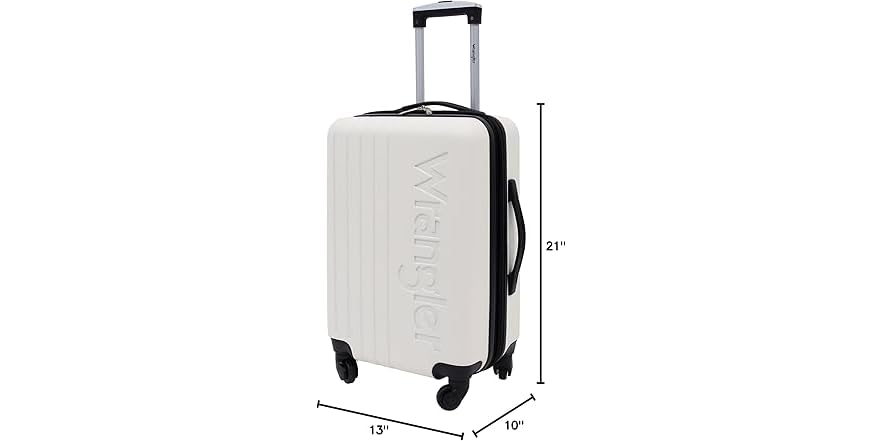 Wrangler Luggage Set, Beige, 20" Carry-On