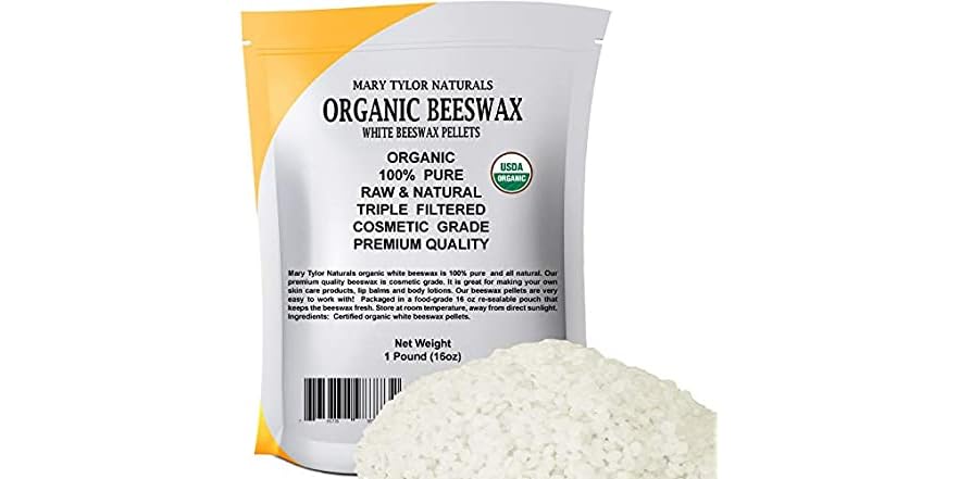 Organic White Beeswax Pellets