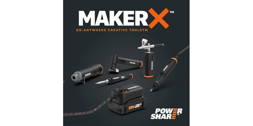 WORX MAKERX Crafting Tool Combo Kit (Open Box)