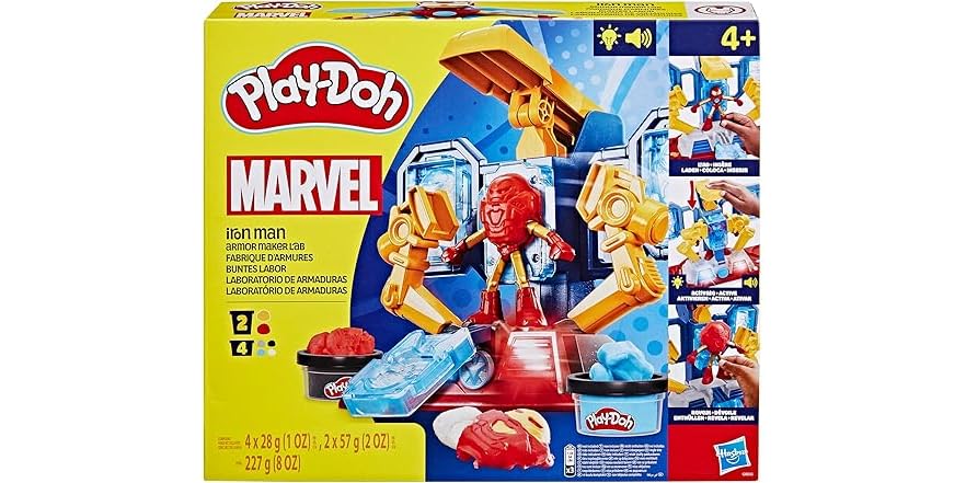 Play-Doh Marvel Iron Man Armor Maker Lab Playset