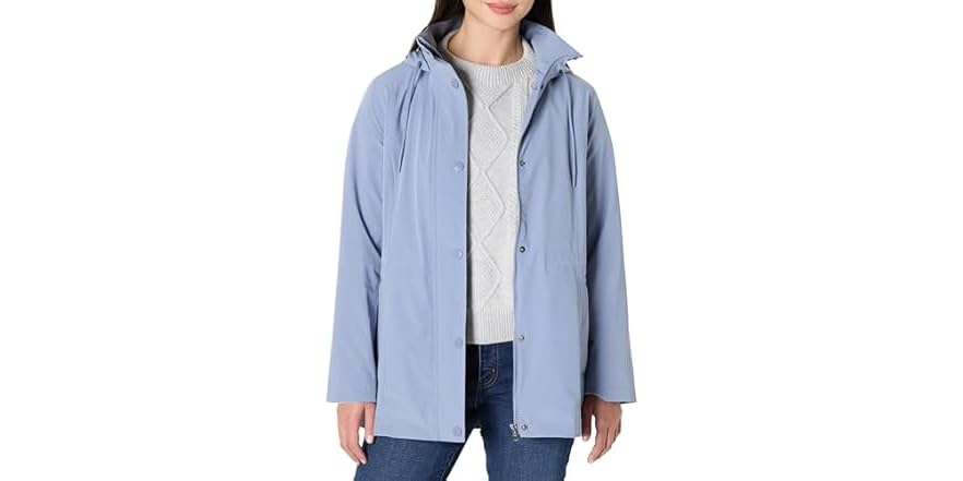 Amazon Essentials Womens Waterproof Rain Jacket