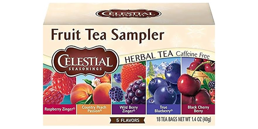 18CT Celestial Seasonings Fruit Tea Sampler