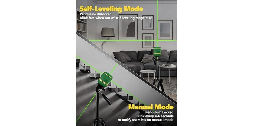 APEXFORGE X1C Cross Line Laser Level