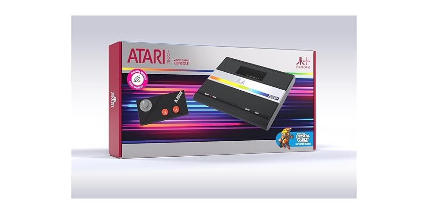 Official Atari 7800+ Console & Wireless Controller