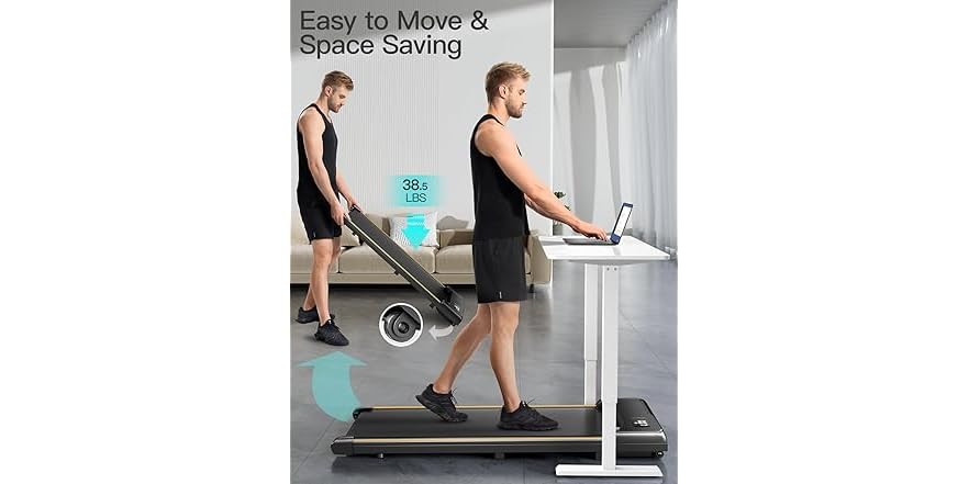 UMAY Mini Walking Pad 2 in 1 Treadmill