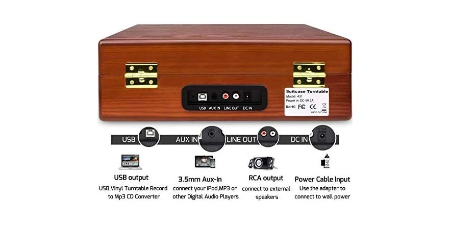 DIGITNOW Vinyl/LP Turntable Record Player