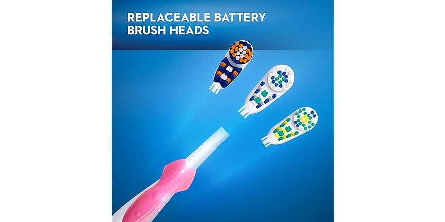 (3 Pack) Oral-B Battery Toothbrush Replacement Brush Heads Refill 2 Count
