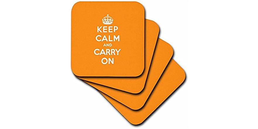 Keep Calm and Carry on Coasters