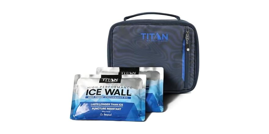 Titan Fridge Cold Lunch Box With 2 350g Ice Walls