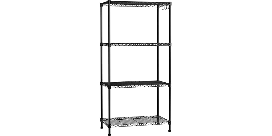 WORKPRO Storage Shelves, 4 Tier Metal Shelving Unit