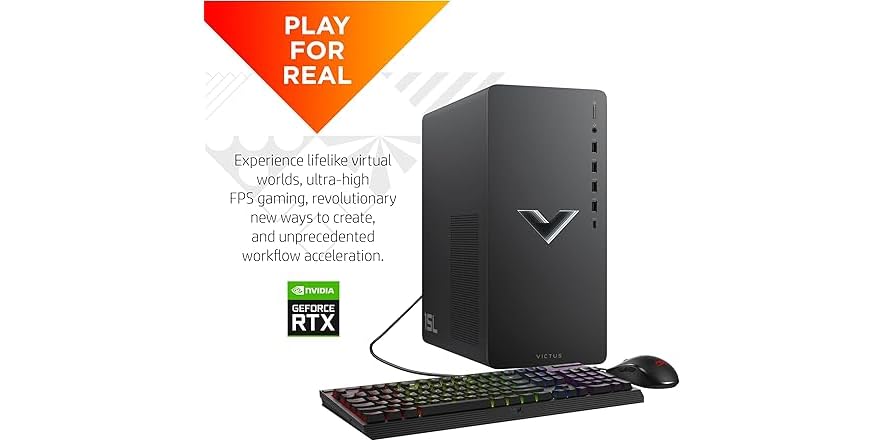 HP Victus 15L Gaming Desktop HyperX Bundle