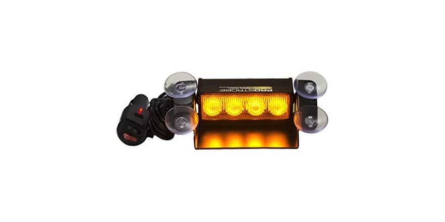 Alpena 70750 LED-STROBE PROSTROBE ROCKY 4 AMBER