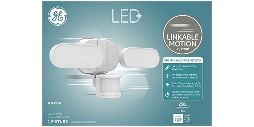 GE LED Linkable Motion Sensor Light