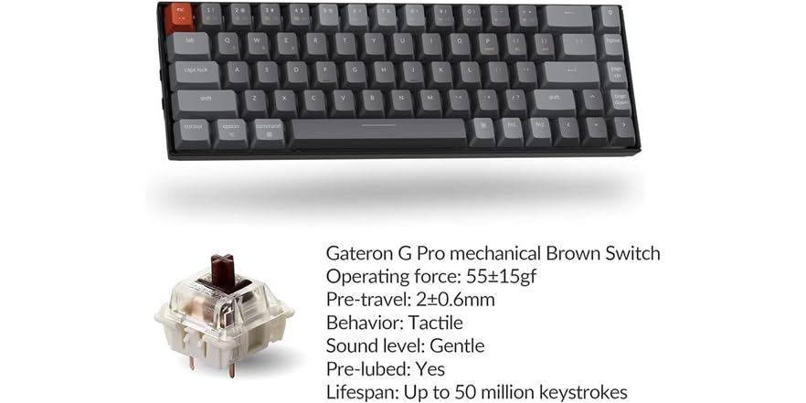 Keychron K6 Compact Mechanical Keyboard