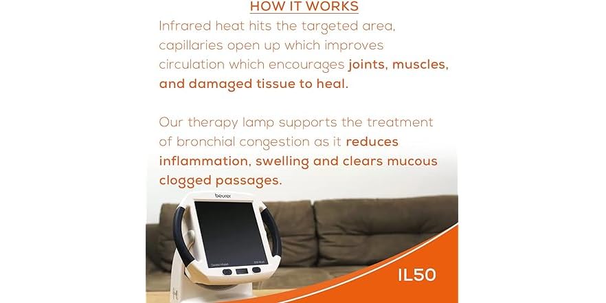 Beurer IL50 Infrared Heat Lamp