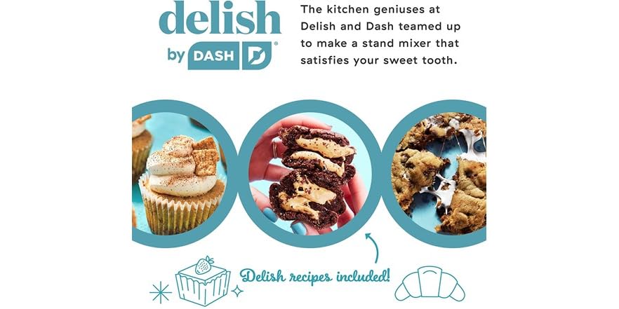 DASH 3.5-Quart Compact Stand Mixer (Open Box)