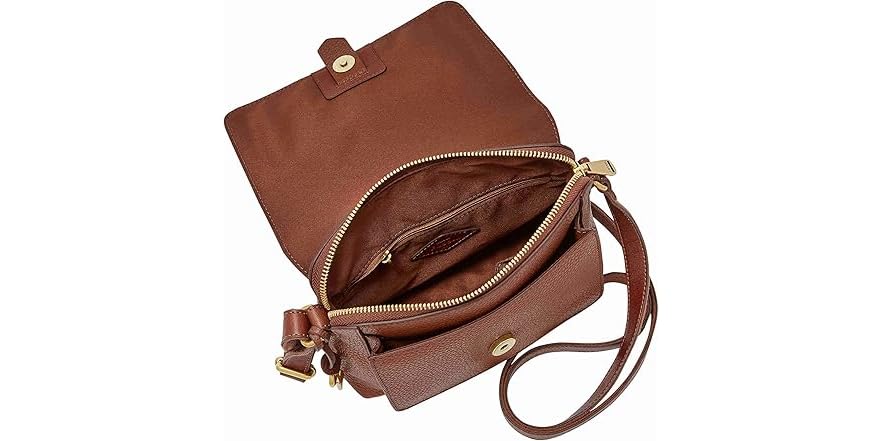 Fossil Kinley Small Crossbody Brown