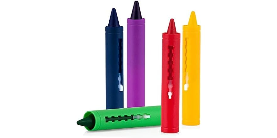 Nuby 5-Pack Easy Clean Bath Time Crayons