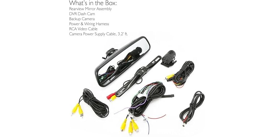 Pyle Dash Cam Rearview Mirror Monitor