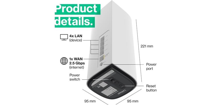 Linksys Velop Pro 7 Wi-Fi Mesh System