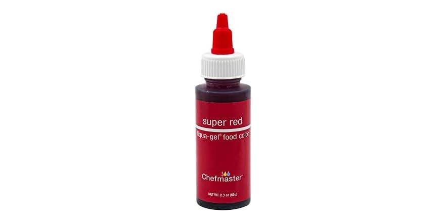 Chefmaster Liqua-Gel Food Color 2.3 oz. Red