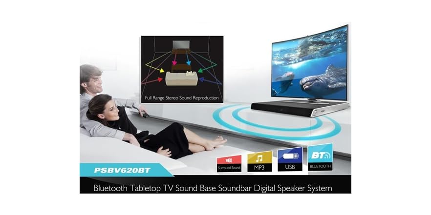 TV Sound Base: Dual Sub, RCA Connct