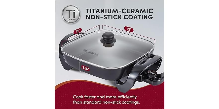 Elite Gourmet Electric Skillet