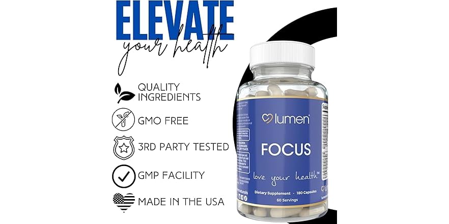 Lumen Naturals Focus Neuro Brain Supplement