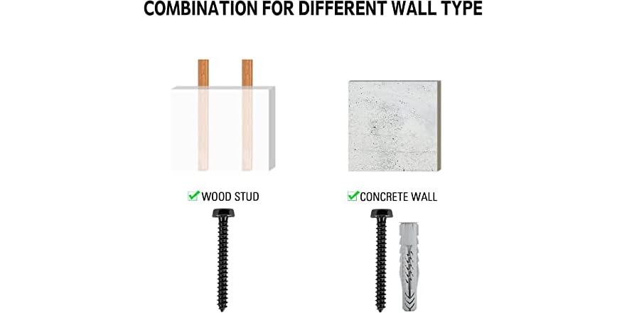 Mounting Dream Lag Bolt Kit for TV Wall Mount