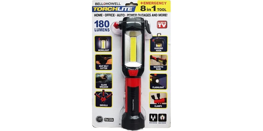 1, 2 or 3-PK Torch Lite & Emergency Tool