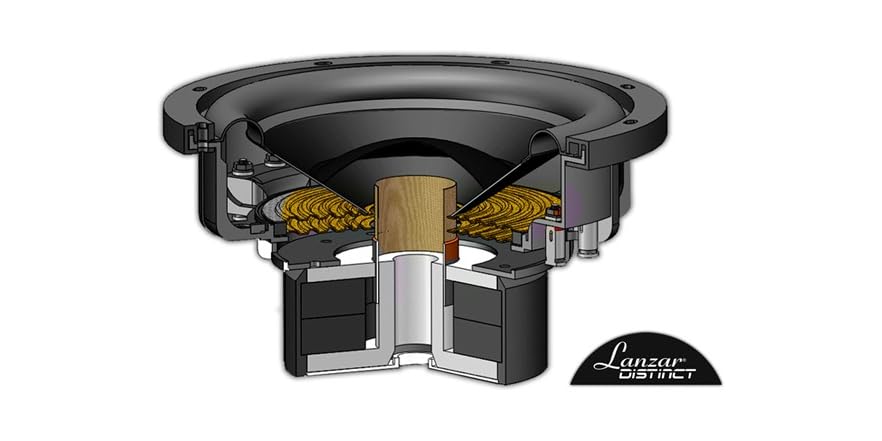 Lanzar 12" Distinct Woofer DVC 4 Ohm