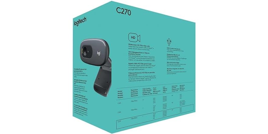 Logitech C270 HD Webcam