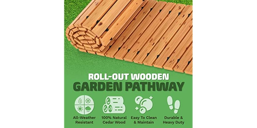 Roll-Out Garden Pathway