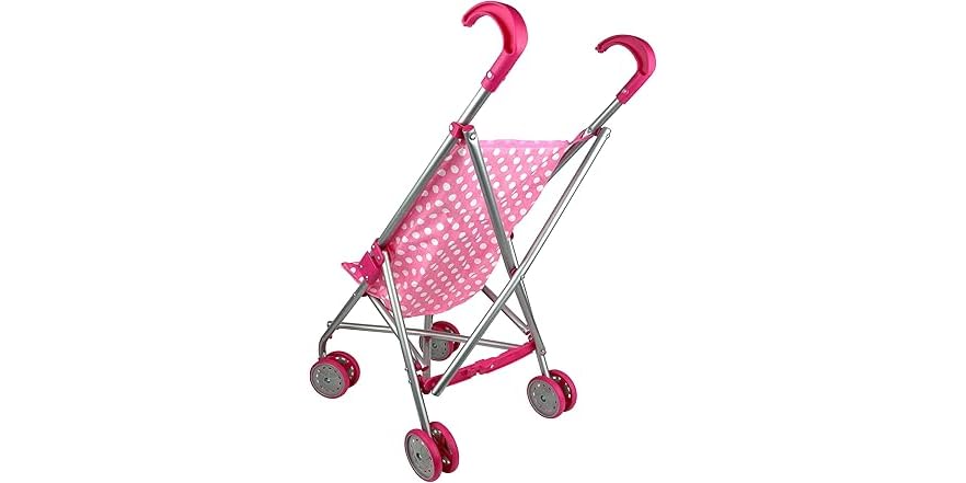 Click N' Play Precious Toys Baby Doll Stroller - Pink