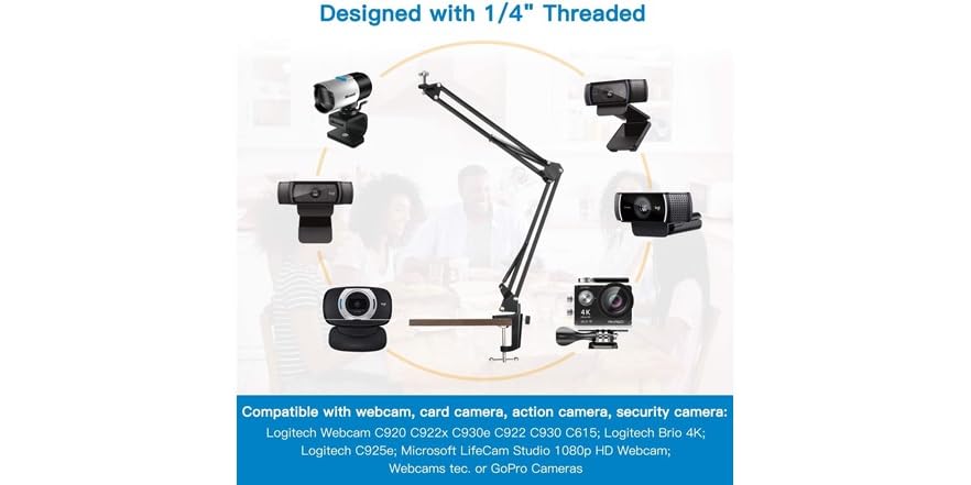 Technical Pro Web Cam Suspension Arm