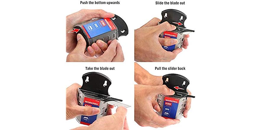 WORKPRO Utility Knife Blades Dispenser