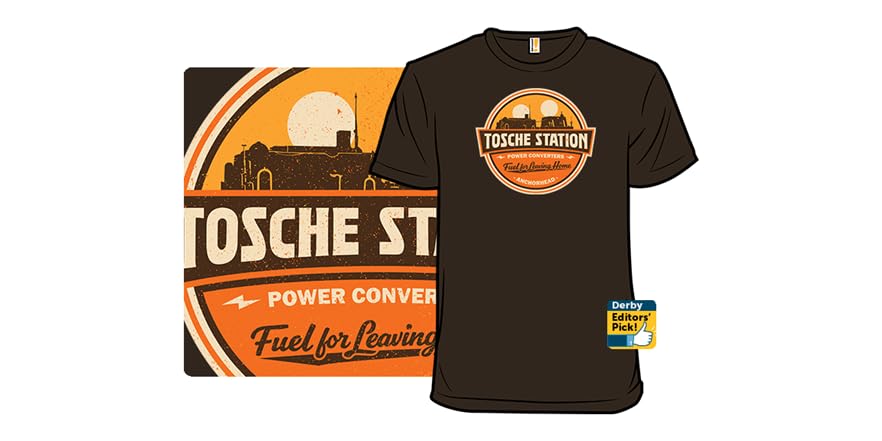Retro Sci-Fi Fuel Station