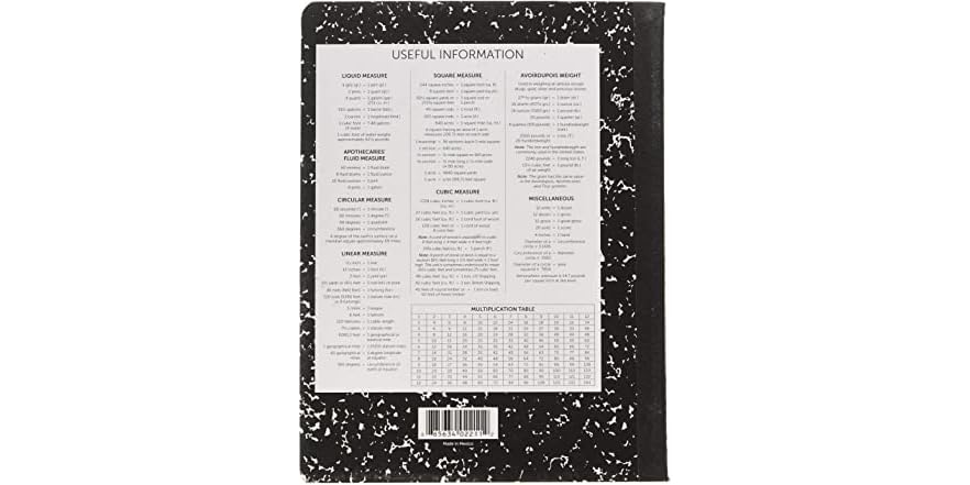 Smart Marble Back Composition Book