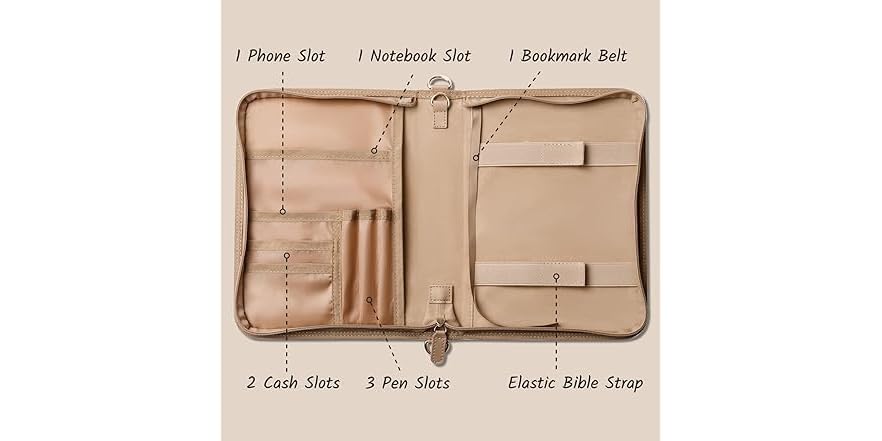 Bible Case with Detachable Shoulder Strap