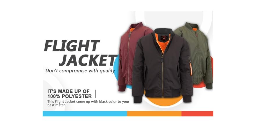 Men's Heavyweight Flight Bomber Jacket (S-5X)