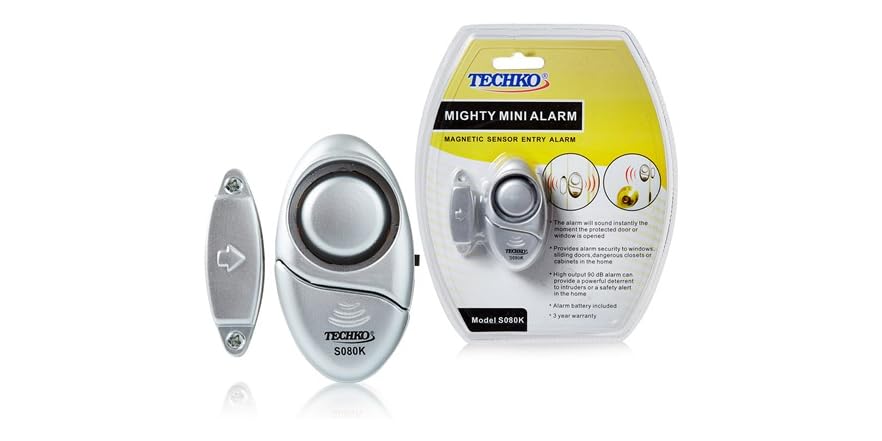 Mighty Mini Alarm for Doors & Windows (2-Pack)