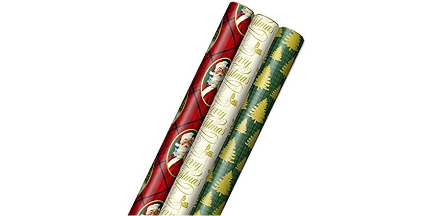 Hallmark Foil Christmas Wrapping Paper