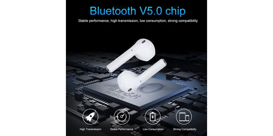 AirPlus Wireless Earbuds w/ Silicone Case