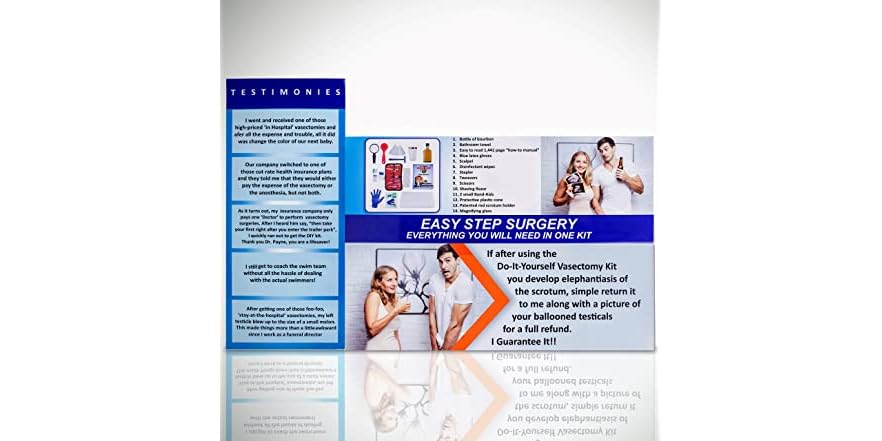 DIY at-Home Vasectomy Kit! Prank Box