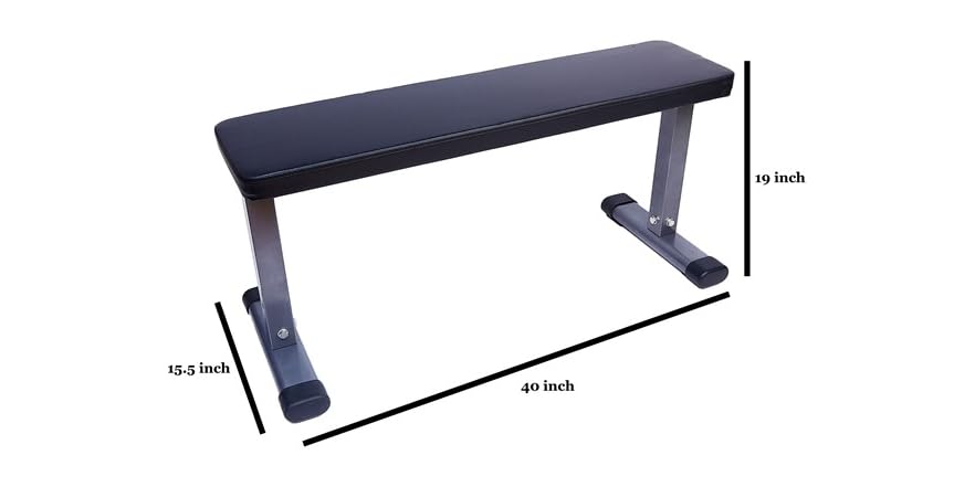 BalanceFrom Steel Frame Exercise Bench