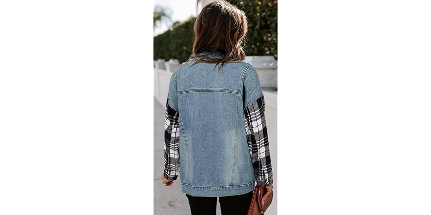 Women's Lightweight Linen Jean Jacket